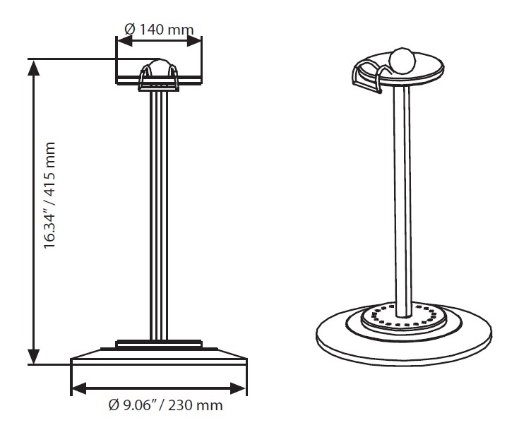 360° Rotating Reference Rack - MT Displays