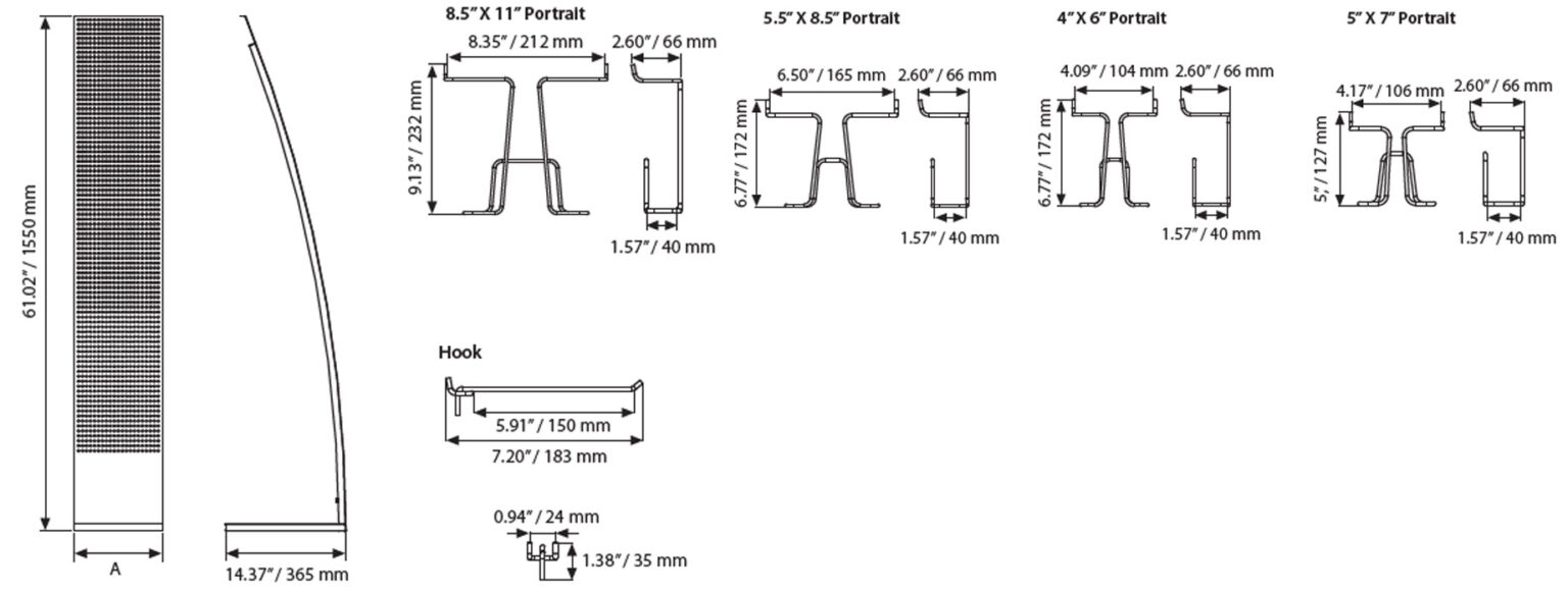 Convex Tower Stand - MT Displays
