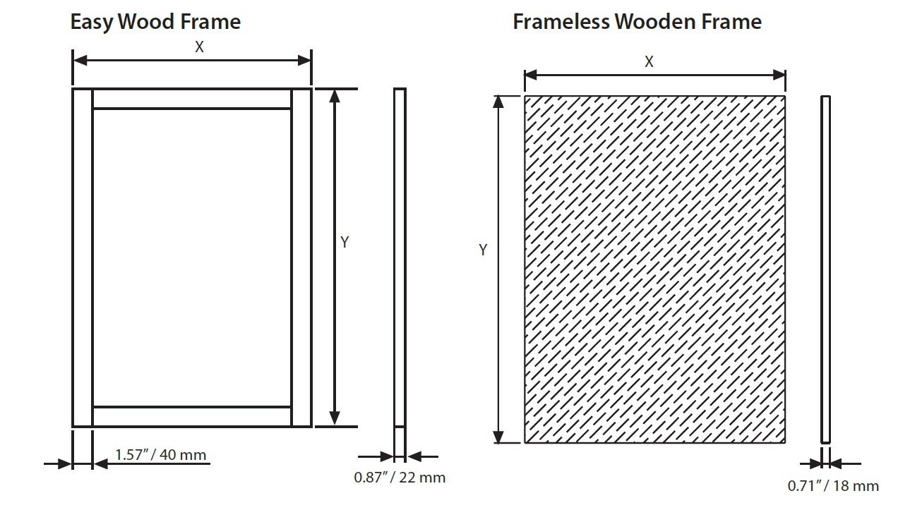 Easy Wood Frame - MT Displays