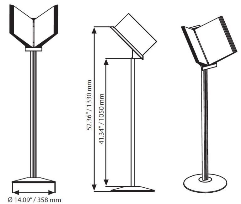 Floor Standing Reference Rack - MT Displays