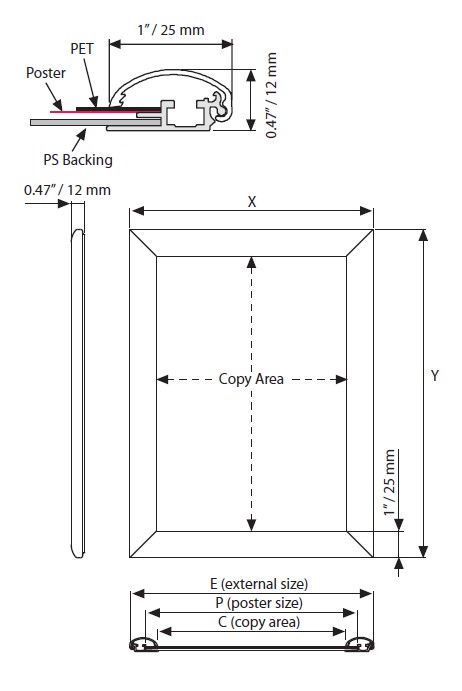 Security Frames 1" - MT Displays