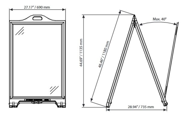 Street SignPro Poster without Lens - MT Displays