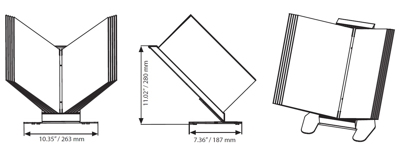 Table Top Reference Rack - MT Displays