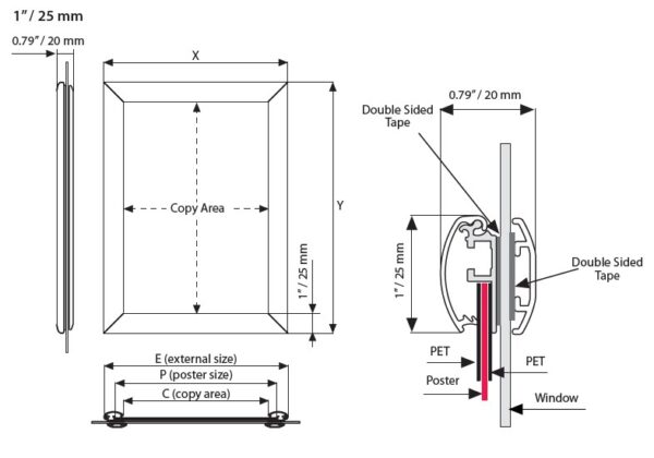 Window Frames 1" - MT Displays
